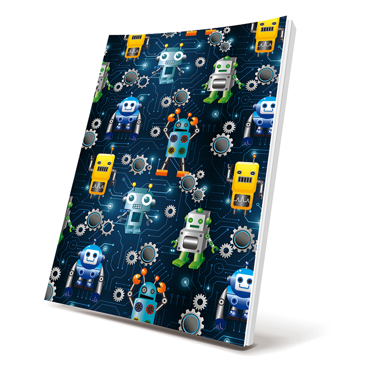 Self-adhesive Book Cover Robots