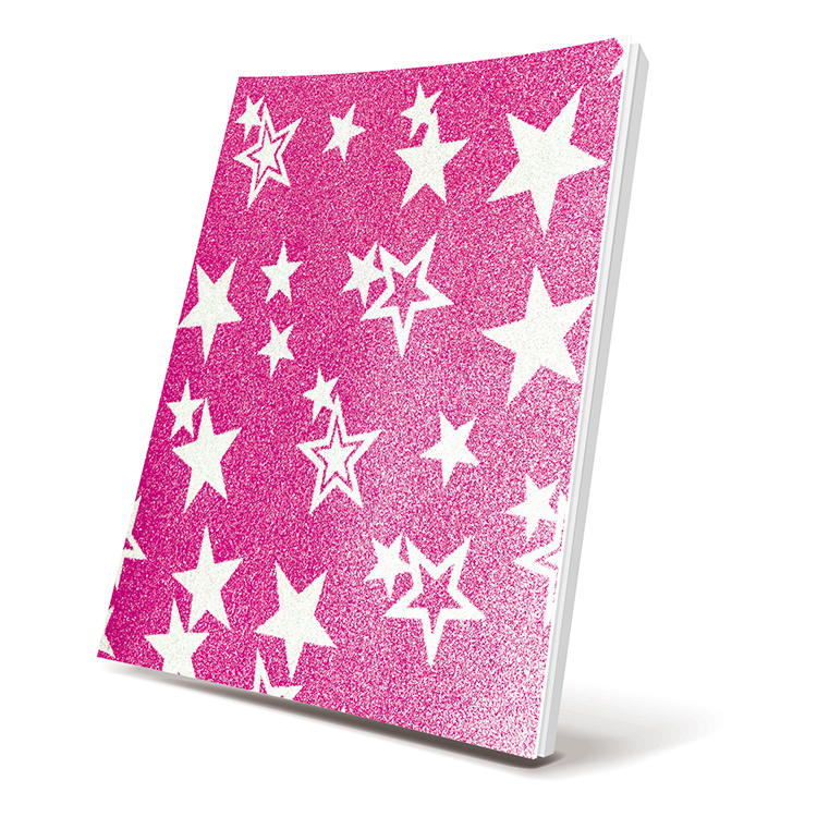 Glitter Self-adhesive Book Cover Stars