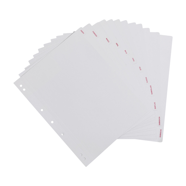 Cardboard Index Divider