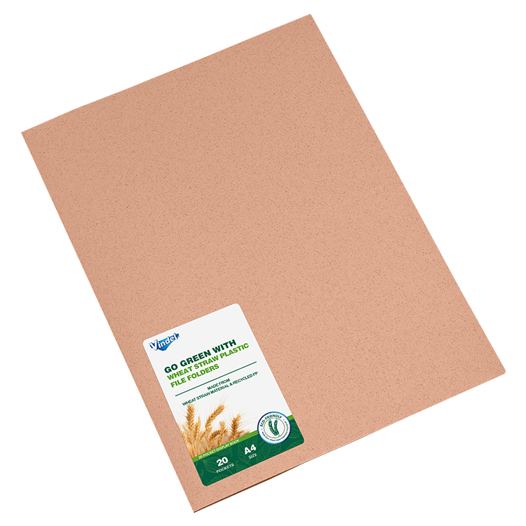 20 Pocket Display Book, Wheat Straw Plastic,Wheat Straw Collection