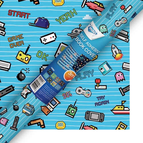 Self-adhesive Book Cover Game Boy Design