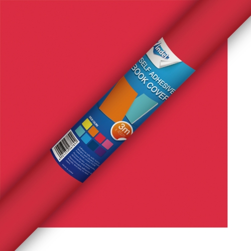 Self-adhesive Book Cover Red