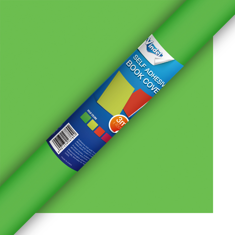 Self-adhesive Book Cover NEON Green