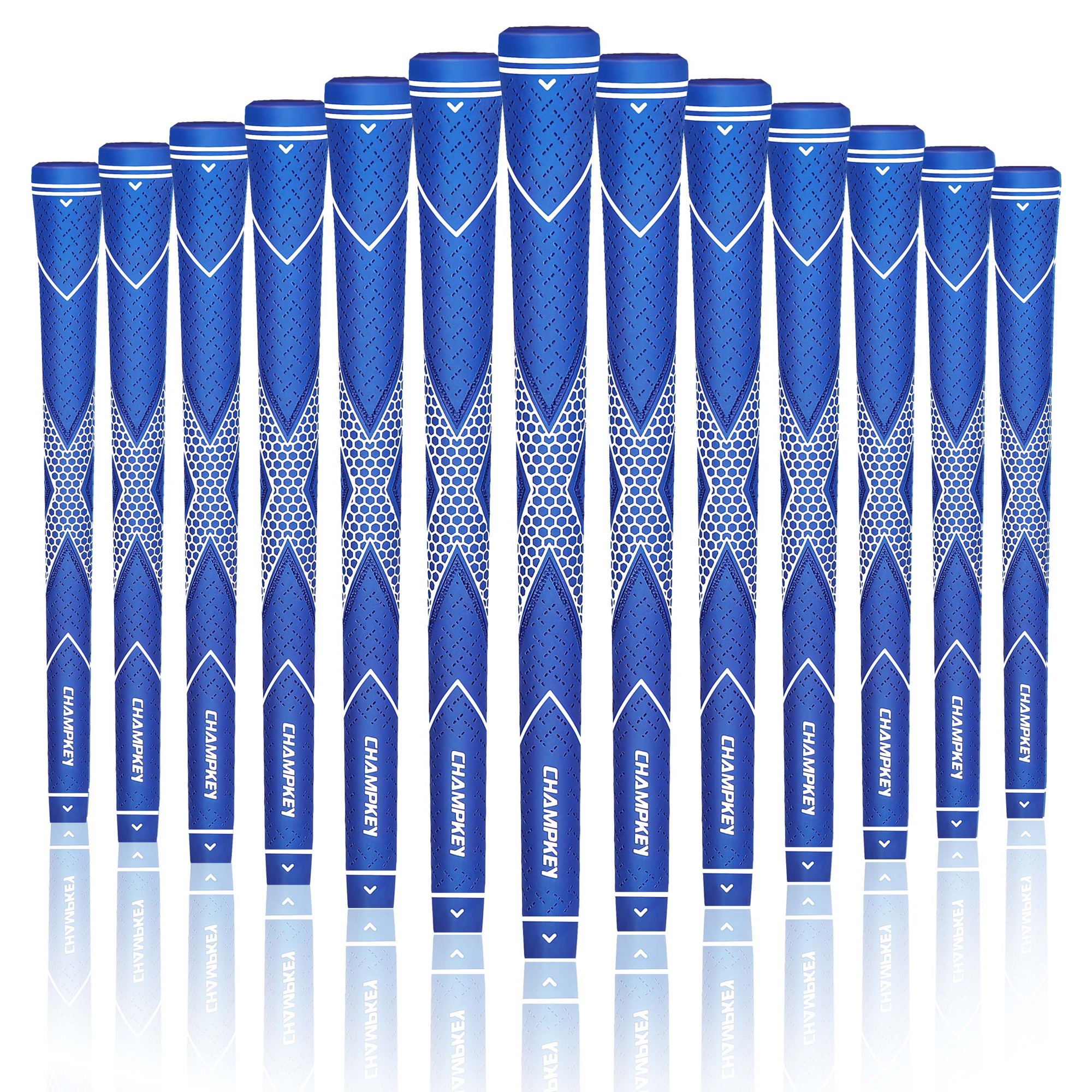 13 x CHAMPKEY Traction-X Golf Grips | High Traction And Feedback Rubber