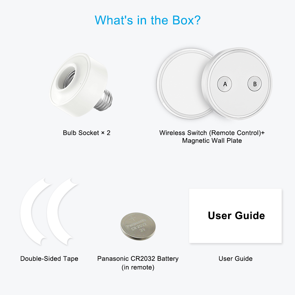 Smart WiFi Bulb Socket E26/E27 Wi-Fi LED Light Bulb Lamp Timer Holder ...