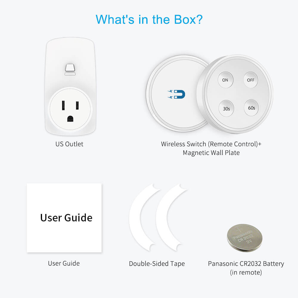 Garbage Disposal Wireless Switch Kit, Remote Control Outlet with Timer ...