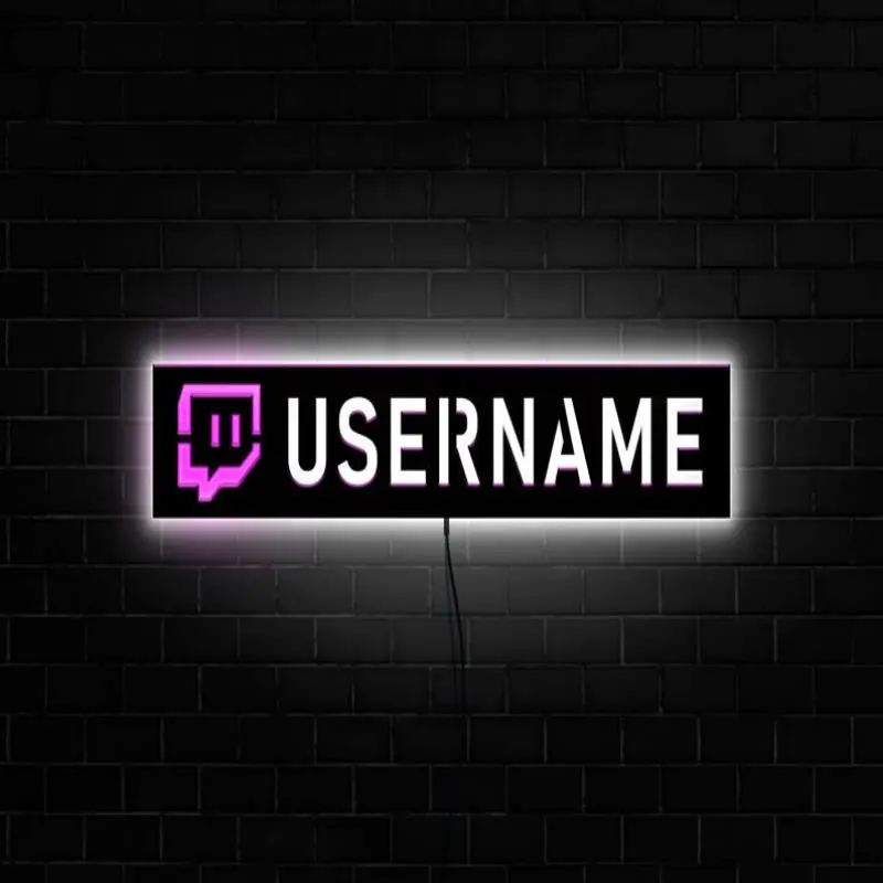 Custom High Quality Acrylic Die Cut Led Neon name logo sign