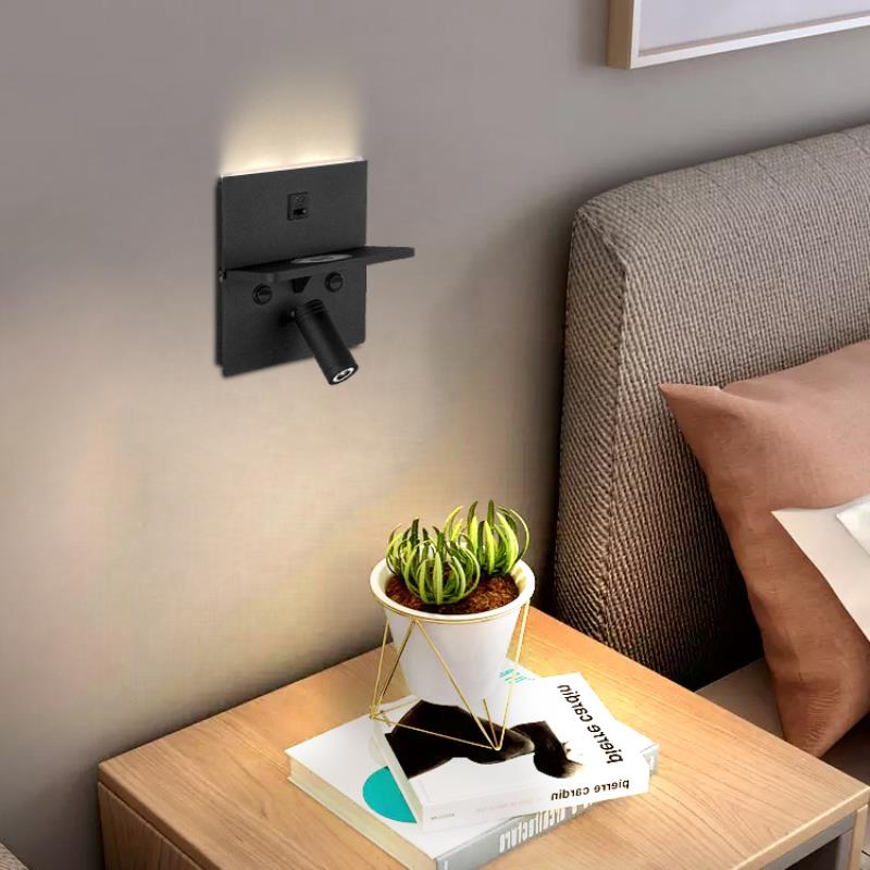 High Quality 3W Modern Nordic Hotel Room Indoor Led Reading Wall Light ...