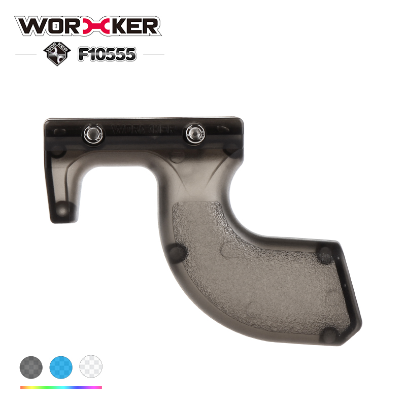 Worker Toys Cambered Hand Grip for Nerf N-Strike Elite Blaster,Grip