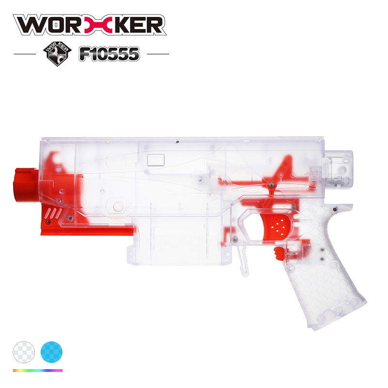 Worker Toys Swordfish Blaster Clear Body - Transparent Color,Blaster