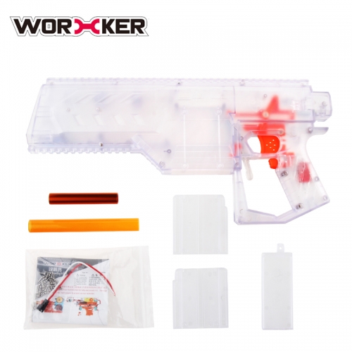 Worker Toys Dominator Blaster Main Body - Transparent,Blaster