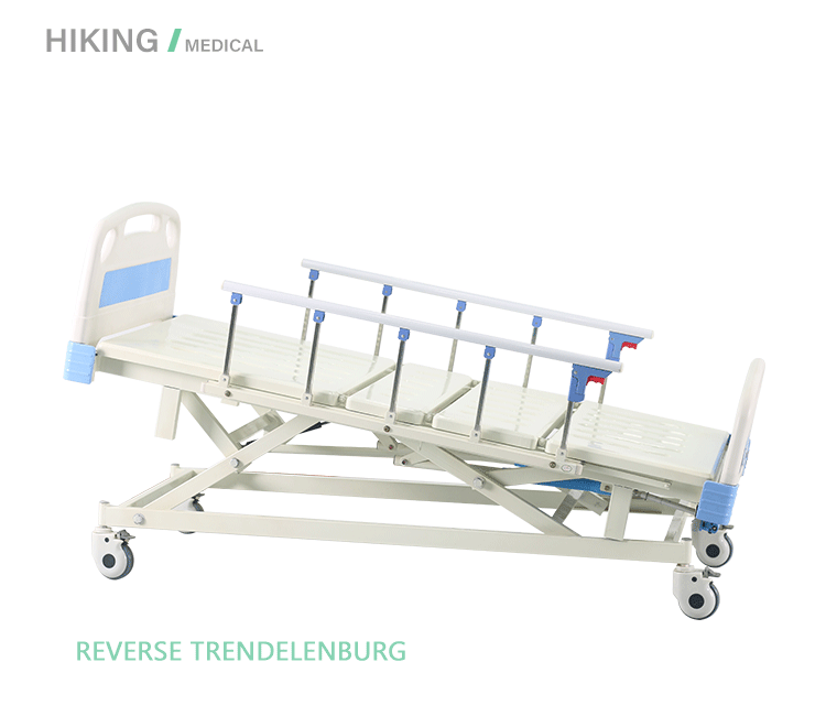 Medical Electric Hospital Bed Backrest 5 Function Electric Hospital Bed