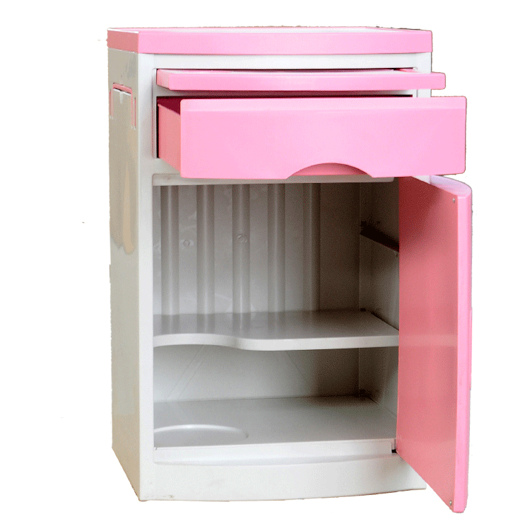 Hospital Furniture Medical Abs Bedside Cabinet Patient Cabinet from China