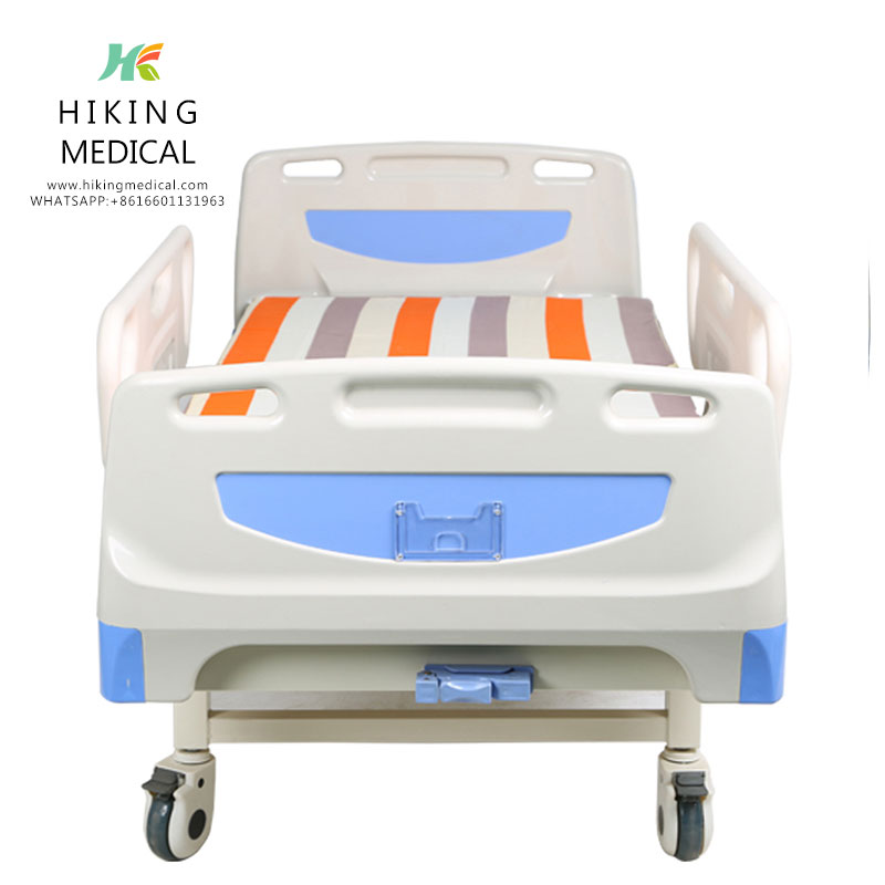 Full Epoxy Powder Coated One Crank Manual Hospital Folding Bed For ...