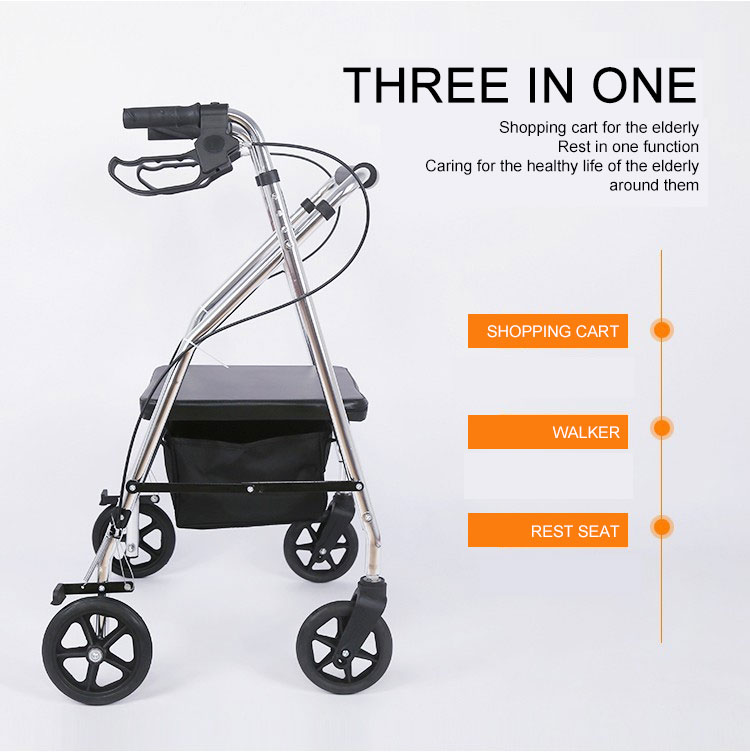 walker aid with commode