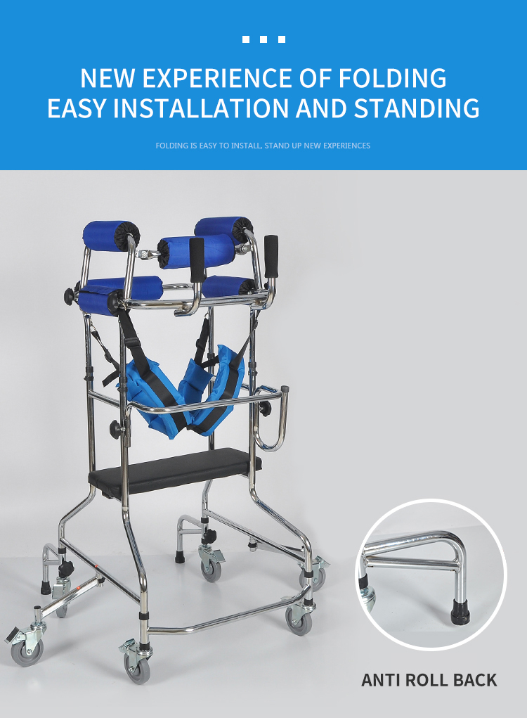 Adult Walking Aid Walker Wheelchair Bed Hemiplegic Walker Walking Aids ...