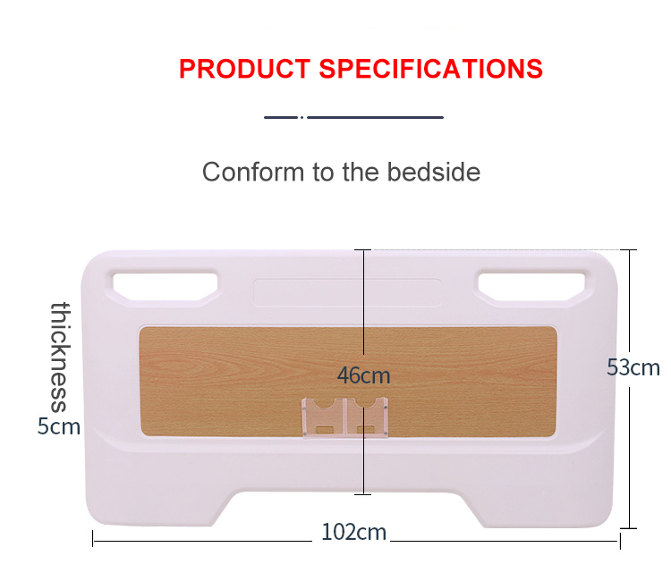 Economy Hospital Bed Wood Grain Headboard/Footboard