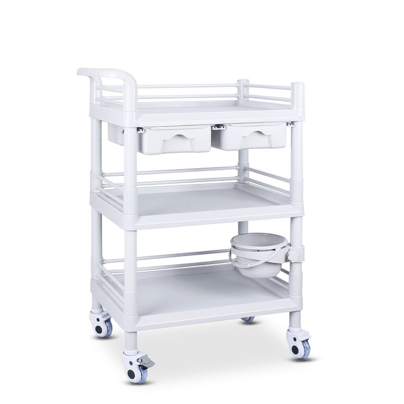 Stainless Steel Medical Trolley for Hospital Furniture Medical Delivery ...