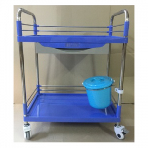 Stainless Steel Rescue Trolley Top Flip Drug Emergency Trolley Flat ...