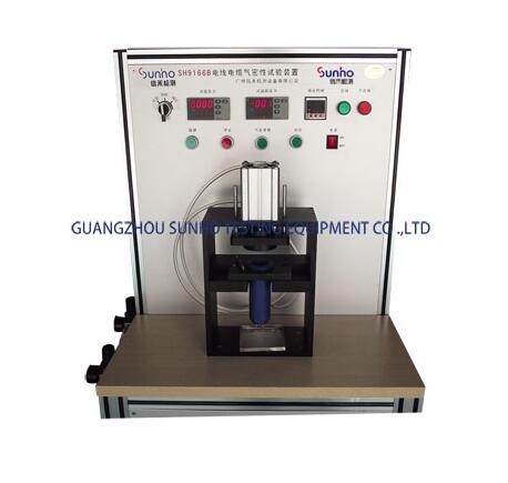 Wire and cable air tightness test/testing equipment