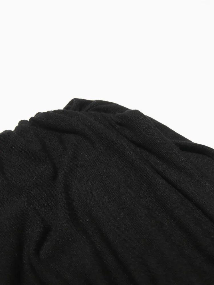 TWOTWINSTYLE V Neck High Waist Patchwork Ruched Chic Dress