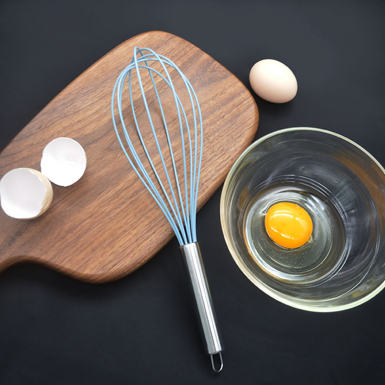 3Packs Silicone Whisk Set 8",10",12" - Stainless Steel & Silicone ...