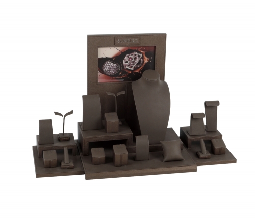 Imitation Sheep Leather Jewellery Display Set-Sunbird Packaging