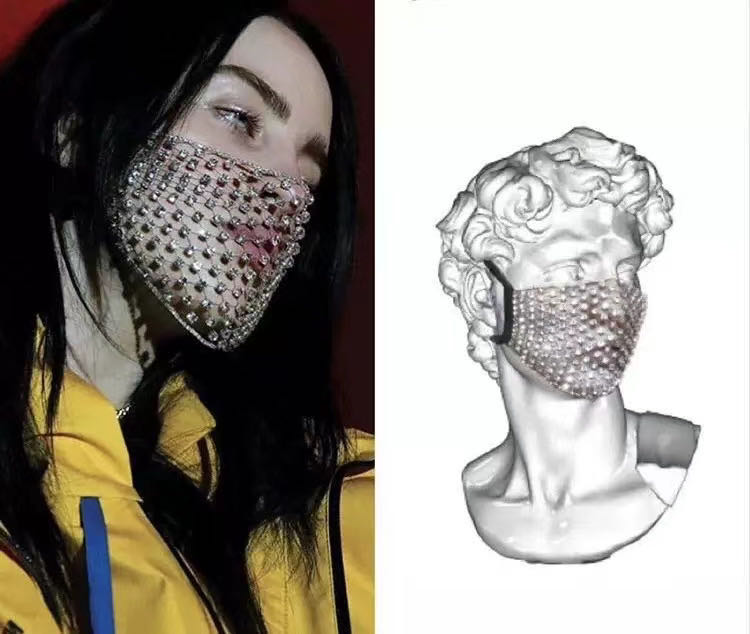 Diamond Mask Fashion Rhinestone Mask,