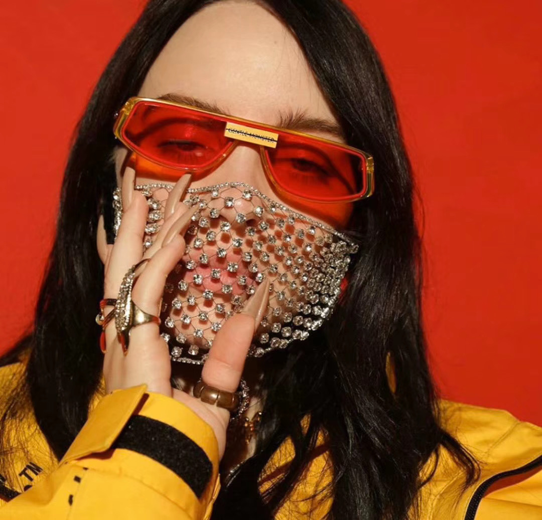 Diamond Mask Fashion Rhinestone Mask,