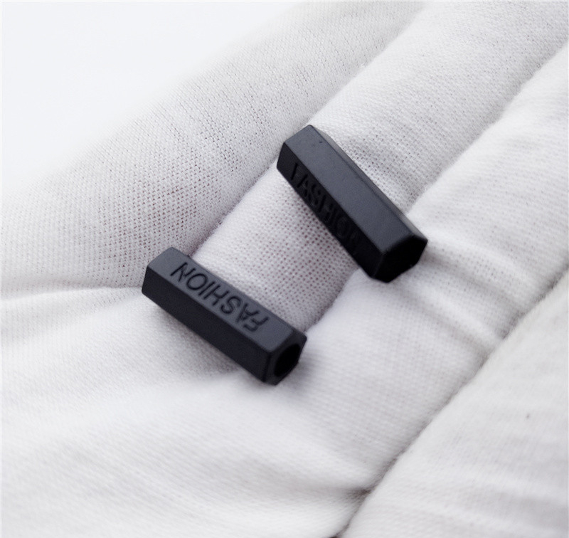 High end custom drawstring head string end,