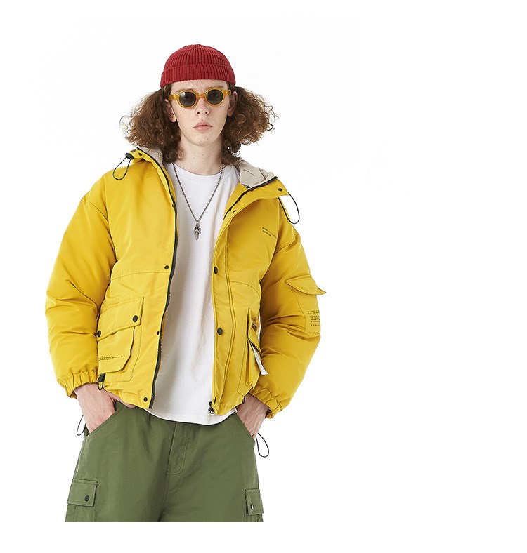 multi-element decorative cotton coat,Jacket & Coat