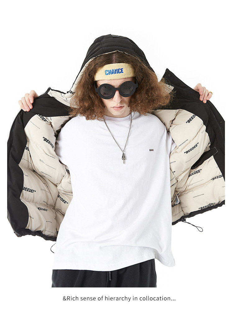 multi-element decorative cotton coat,Jacket & Coat