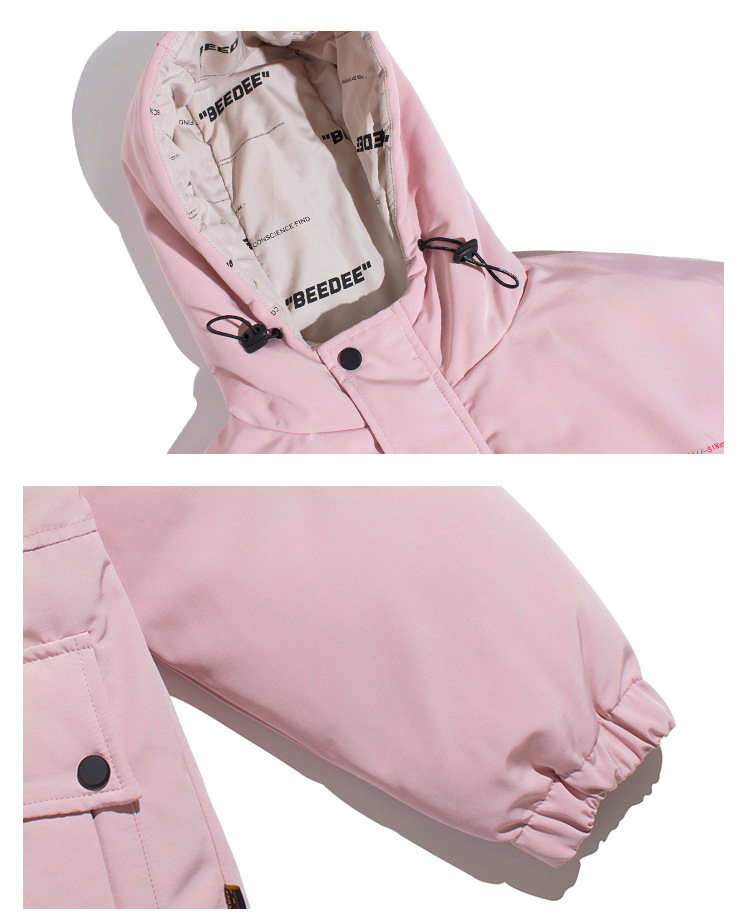 multi-element decorative cotton coat,Jacket & Coat