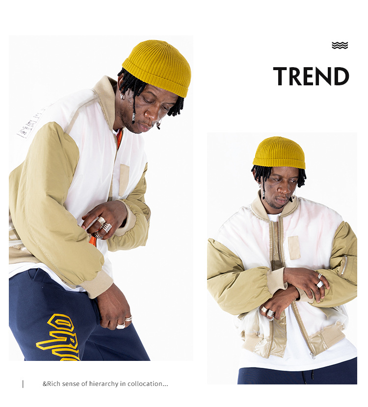 Original TPU transparent material baseball padded jacket,Jacket & Coat