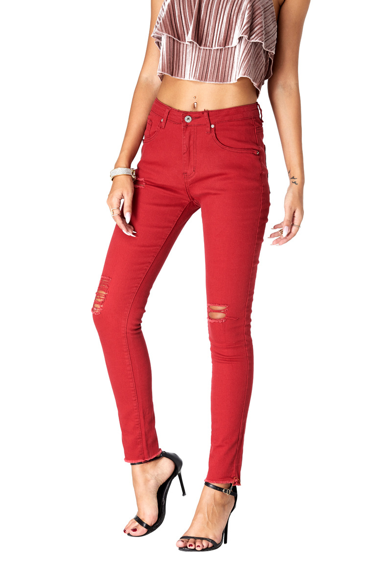 High waist slimming jeans,