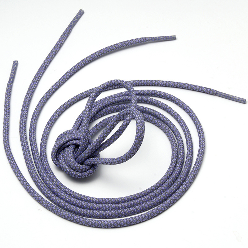 4.5mm luminous reflective trousers rope drawstring,