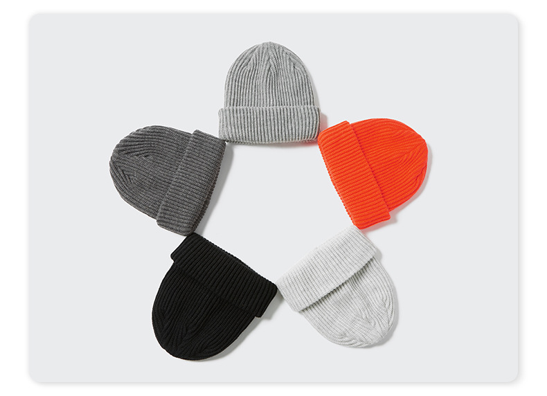 2020 autumn/winter new popular versatile multi-color warm knit cap,Cap