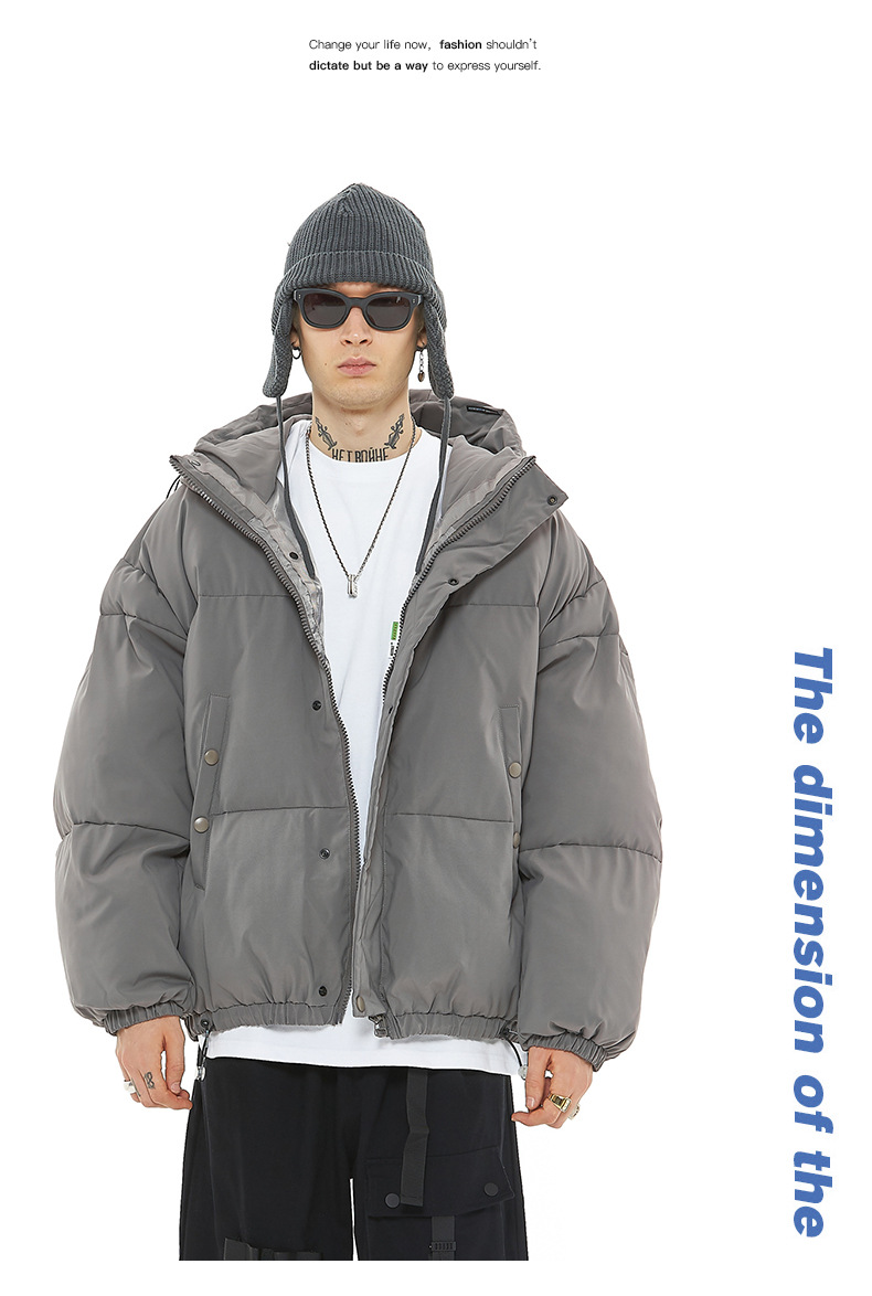 Winter 2020 oversize loose bread clothing cotton-padded clothes,Jacket ...