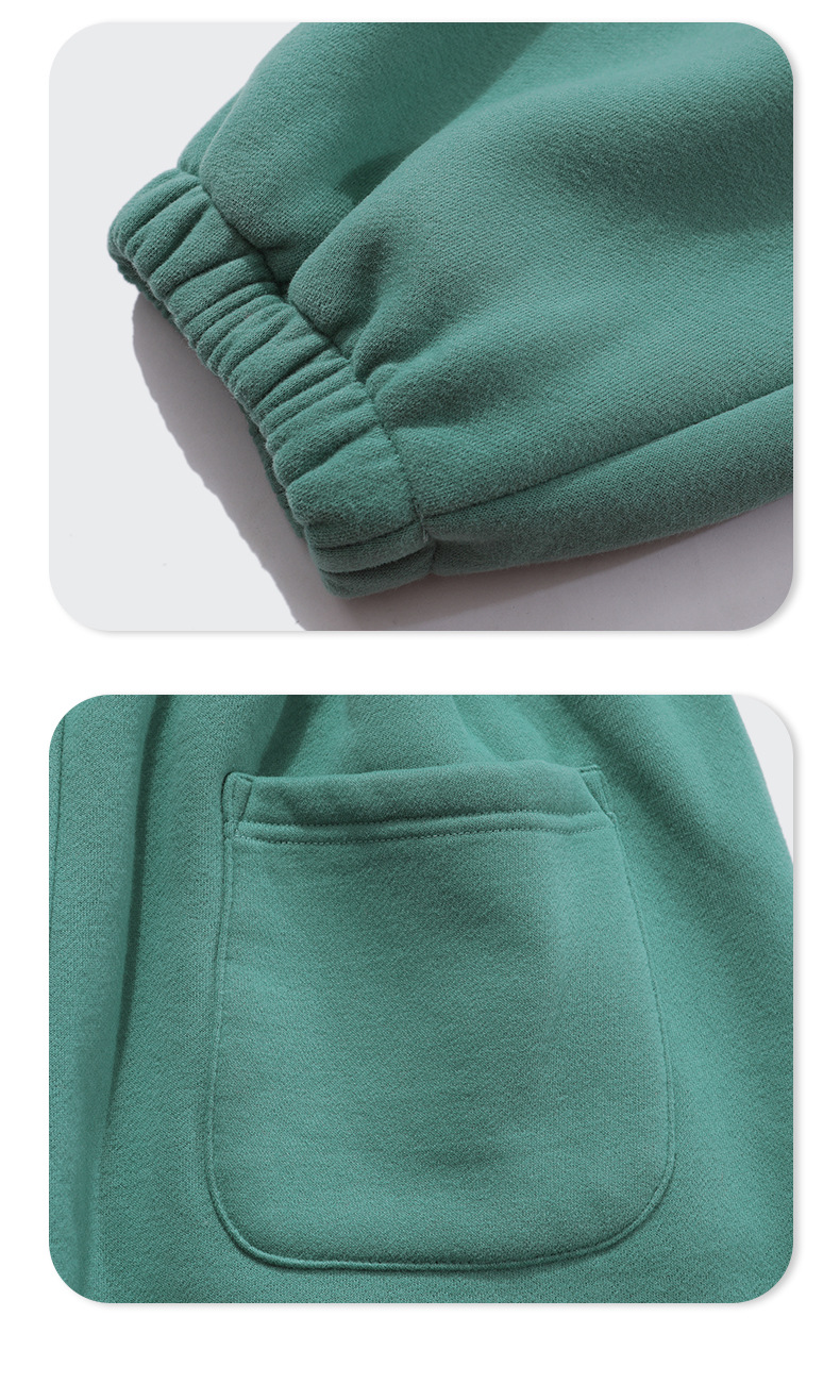 2021 autumn/winter 330gsm loose & fleece sweatsuit,