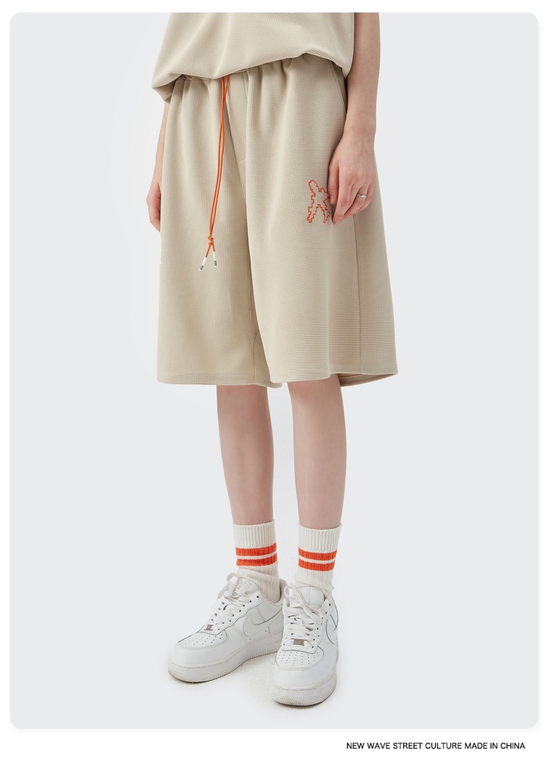 2022Waffle loose version of the aircraft rubber chapter street breathable sports cover 2086S22 ...