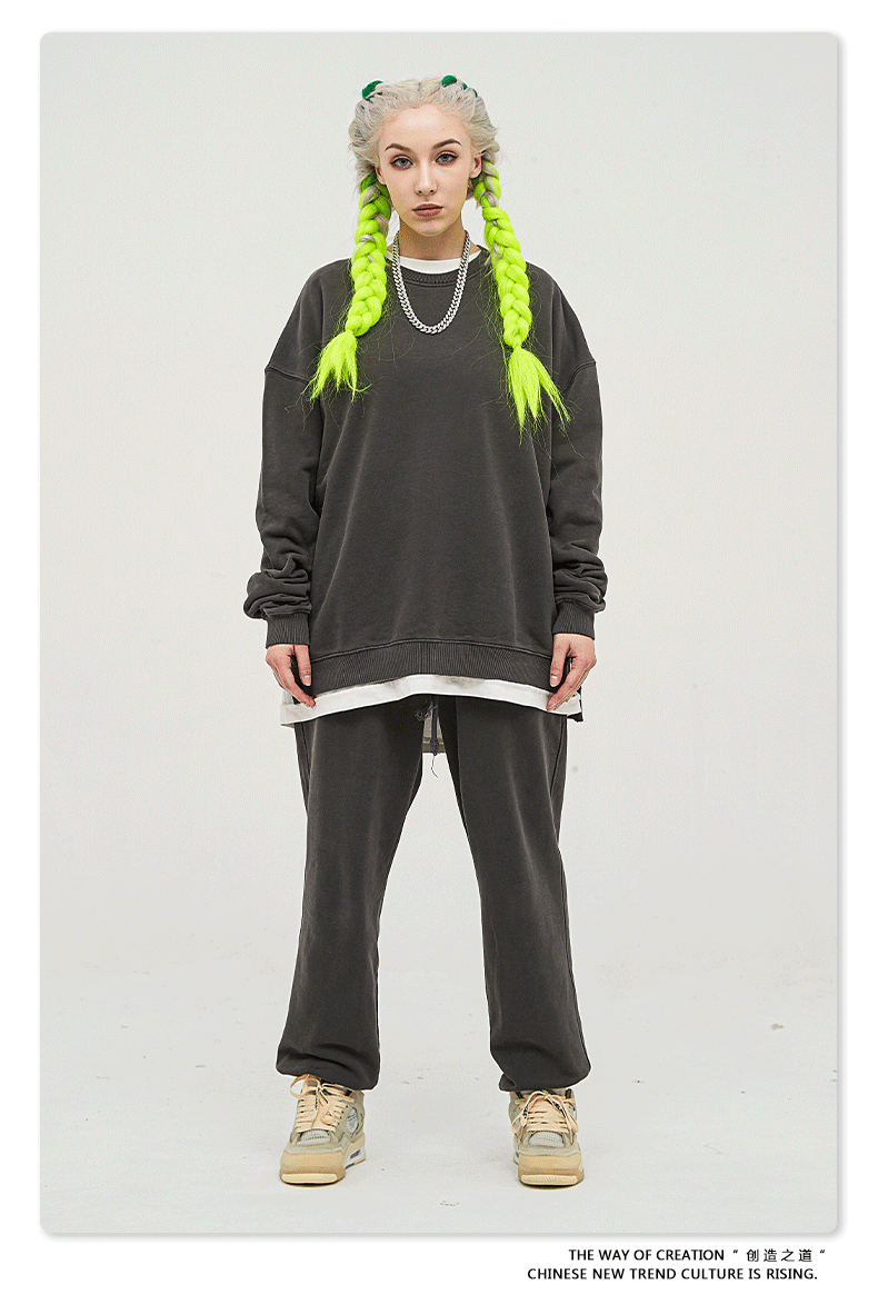 2021 new 380G French Terry vintage hoodie,