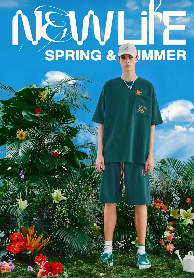 2022Waffle loose version of the aircraft rubber chapter street breathable sports cover 2086S22 ...