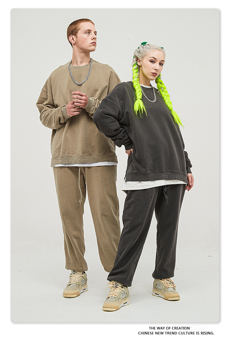 2021 new 380G French Terry vintage hoodie,