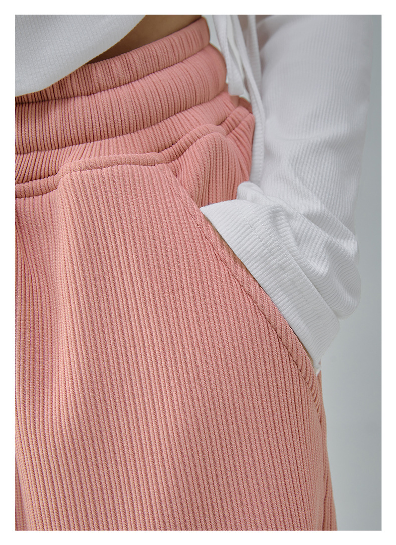 2022 New natural drape pants vertical stripes dragging pants,Pants & Shorts