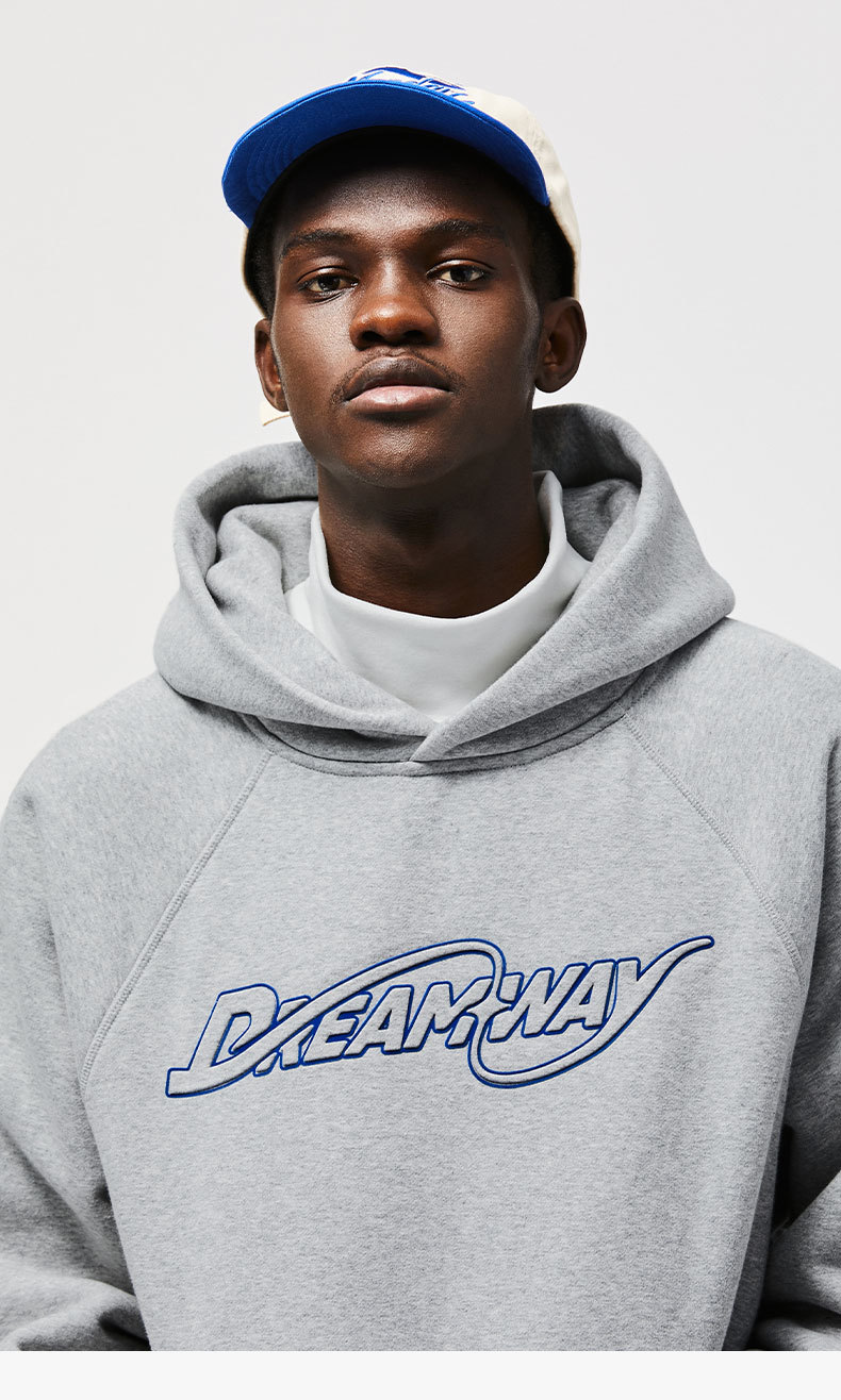 400g Heavyweight Double Hooded Polar Fleece Flocked Embossed Letter ...