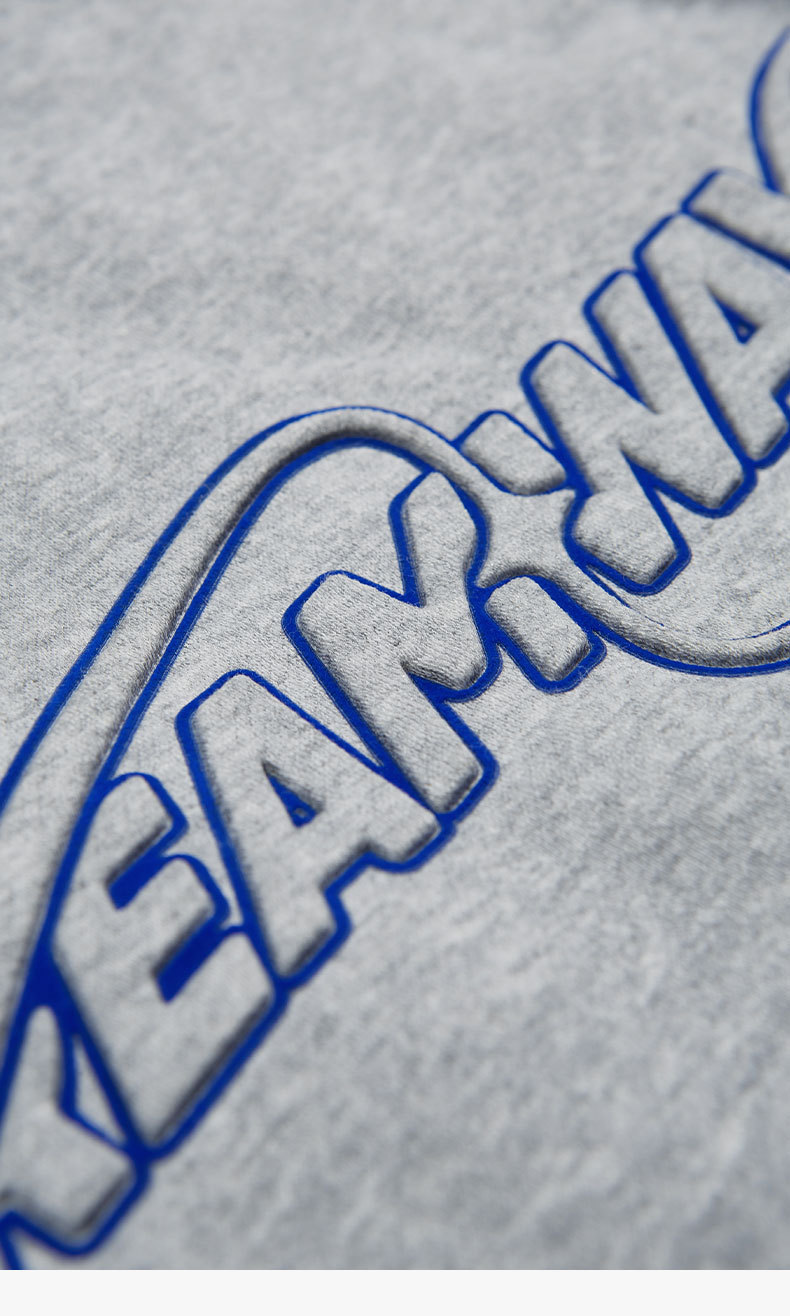 400g Heavyweight Double Hooded Polar Fleece Flocked Embossed Letter ...