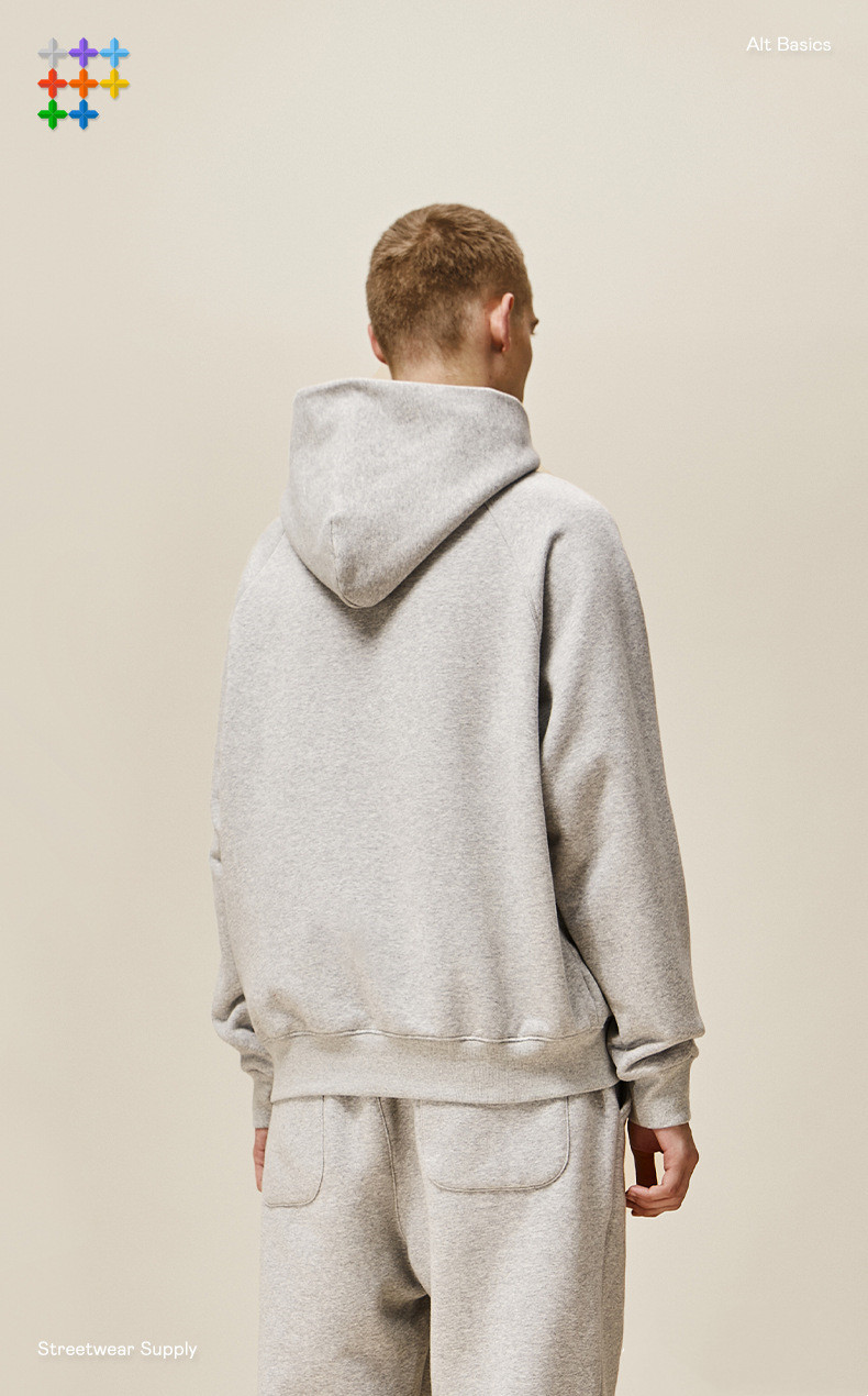 400g heavyweight polar fleece Hasselblad raglan hooded multicolor solid ...