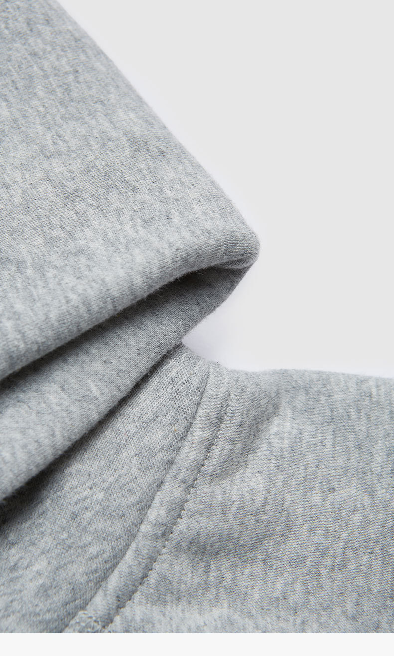 400g Heavyweight Double Hooded Polar Fleece Flocked Embossed Letter ...