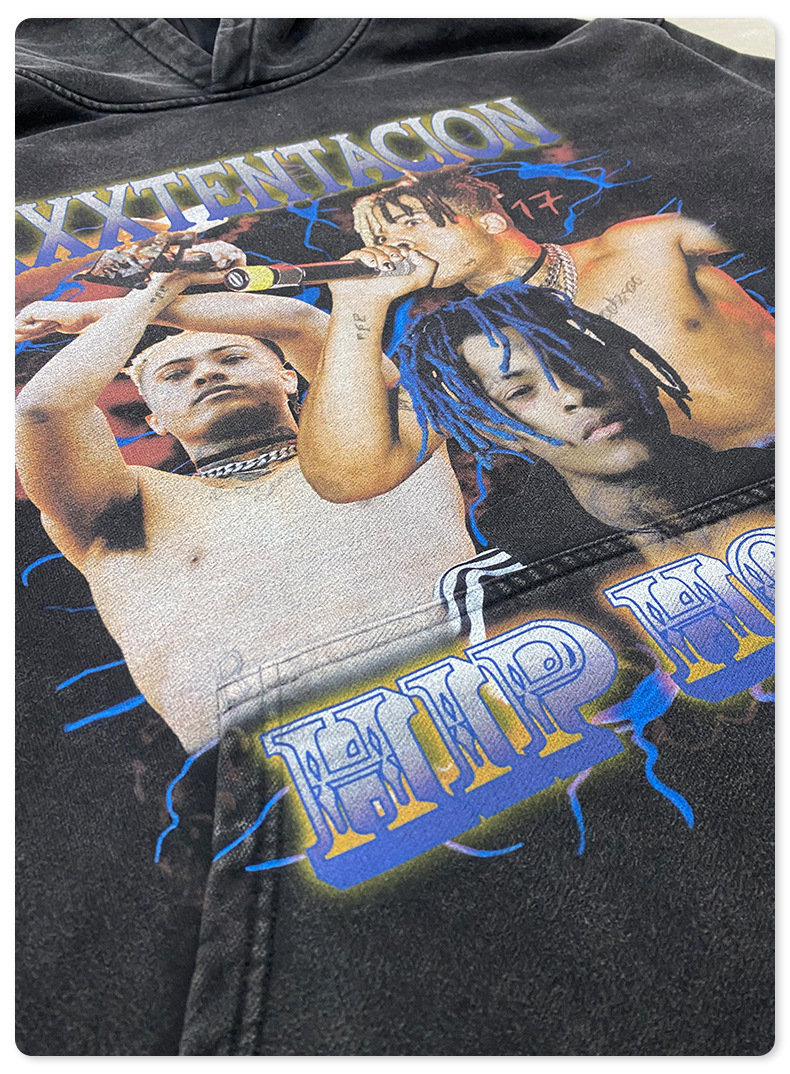 Autumn and winter rapper XXXTentacion sweater high street tide brand ...