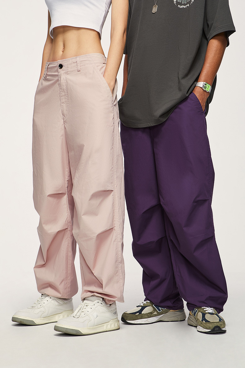 Two Loose Wide Leg Paratrooper Pants,Pants & Shorts